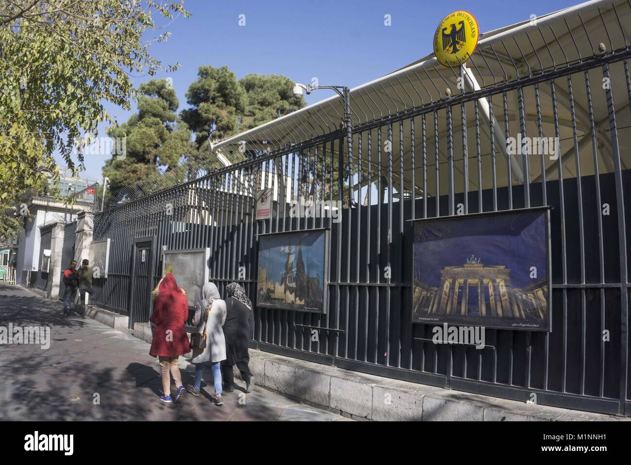 Picture shows the German embassy in Tehran, Iran, 25.November 2017 ...