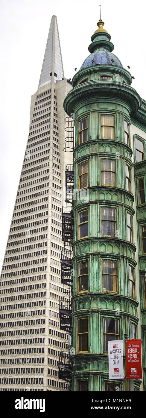 The green Sentinel Building in San Francisco is usually called the ...