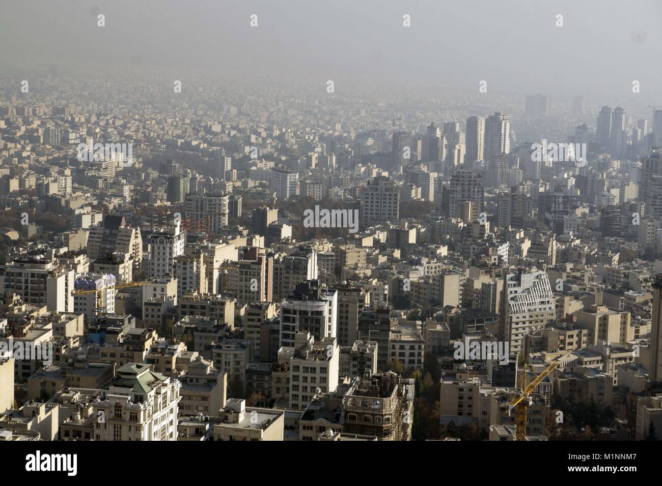 Picture shows smog and pollution in Tehran,30 November 2017. | usage ...