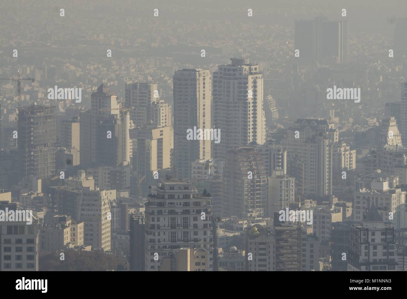Picture shows smog and pollution in Tehran,30 November 2017. | usage ...