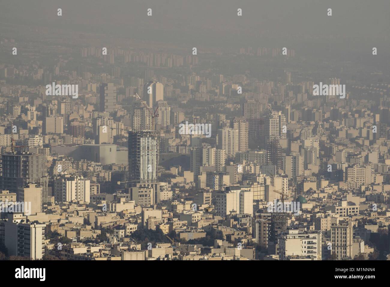 Picture shows smog and pollution in Tehran,30 November 2017. | usage ...