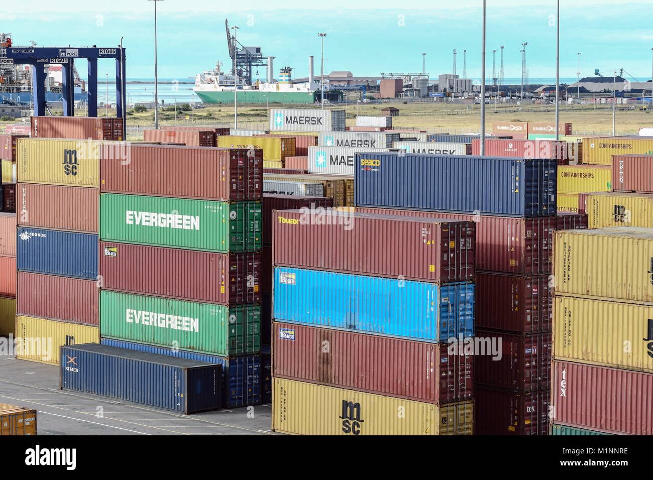 Container teesport hi-res stock photography and images - Alamy