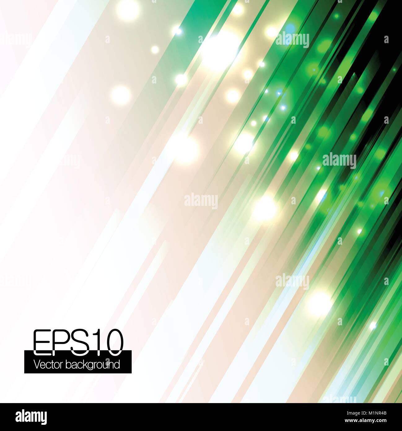 Abstract green shiny background, vector illustration Stock Vector Image ...
