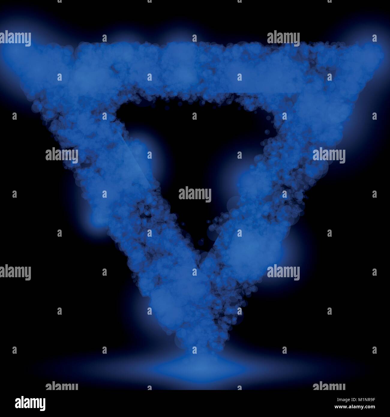 Blue triangle, vector Stock Vector Image & Art - Alamy