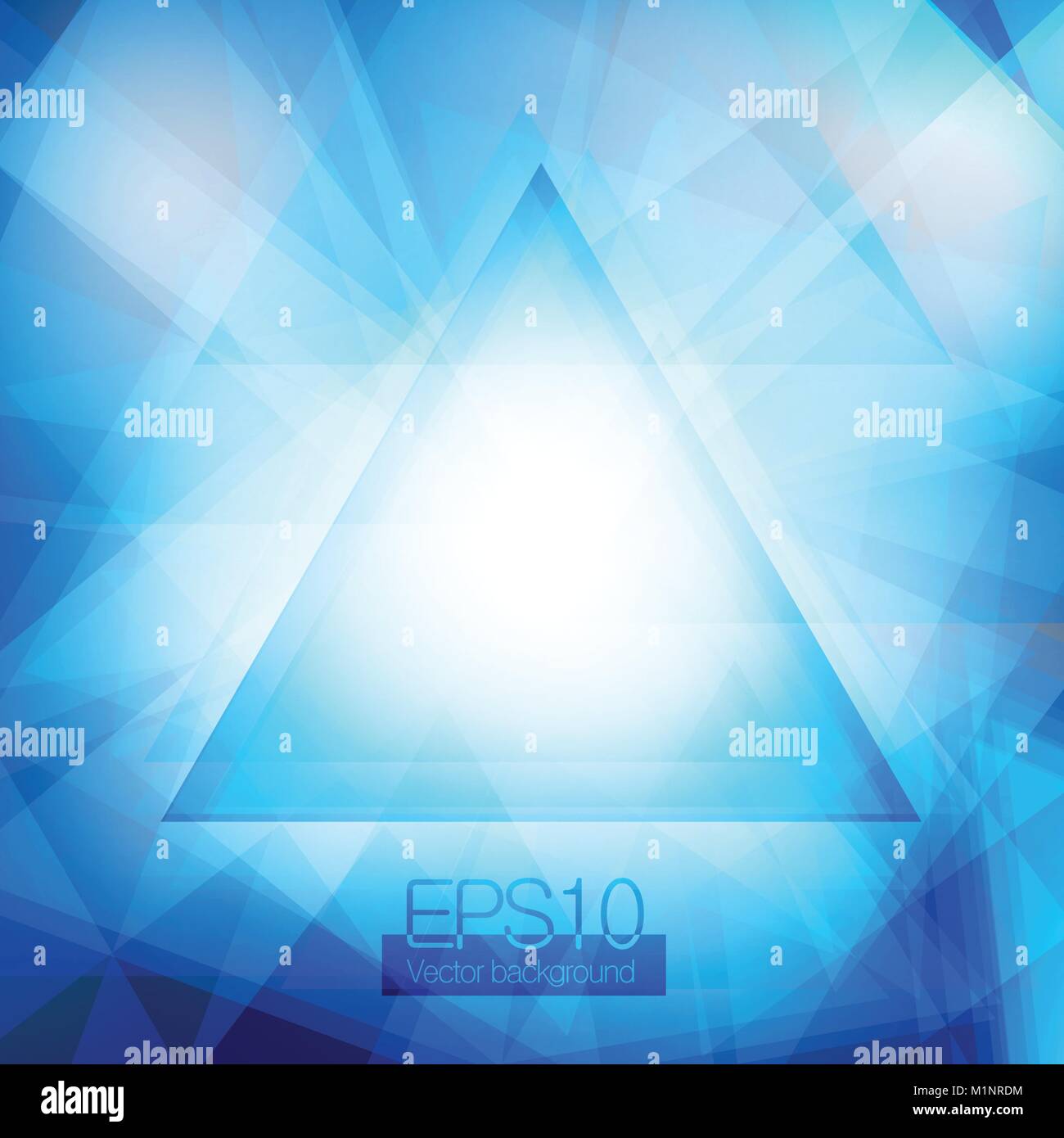 Blue abstract triangles Stock Vector Image & Art - Alamy