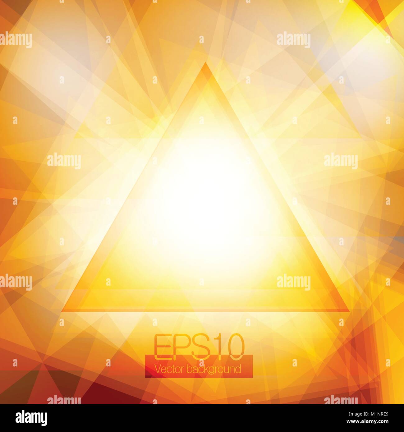Yellow abstract triangles Stock Vector Image & Art - Alamy