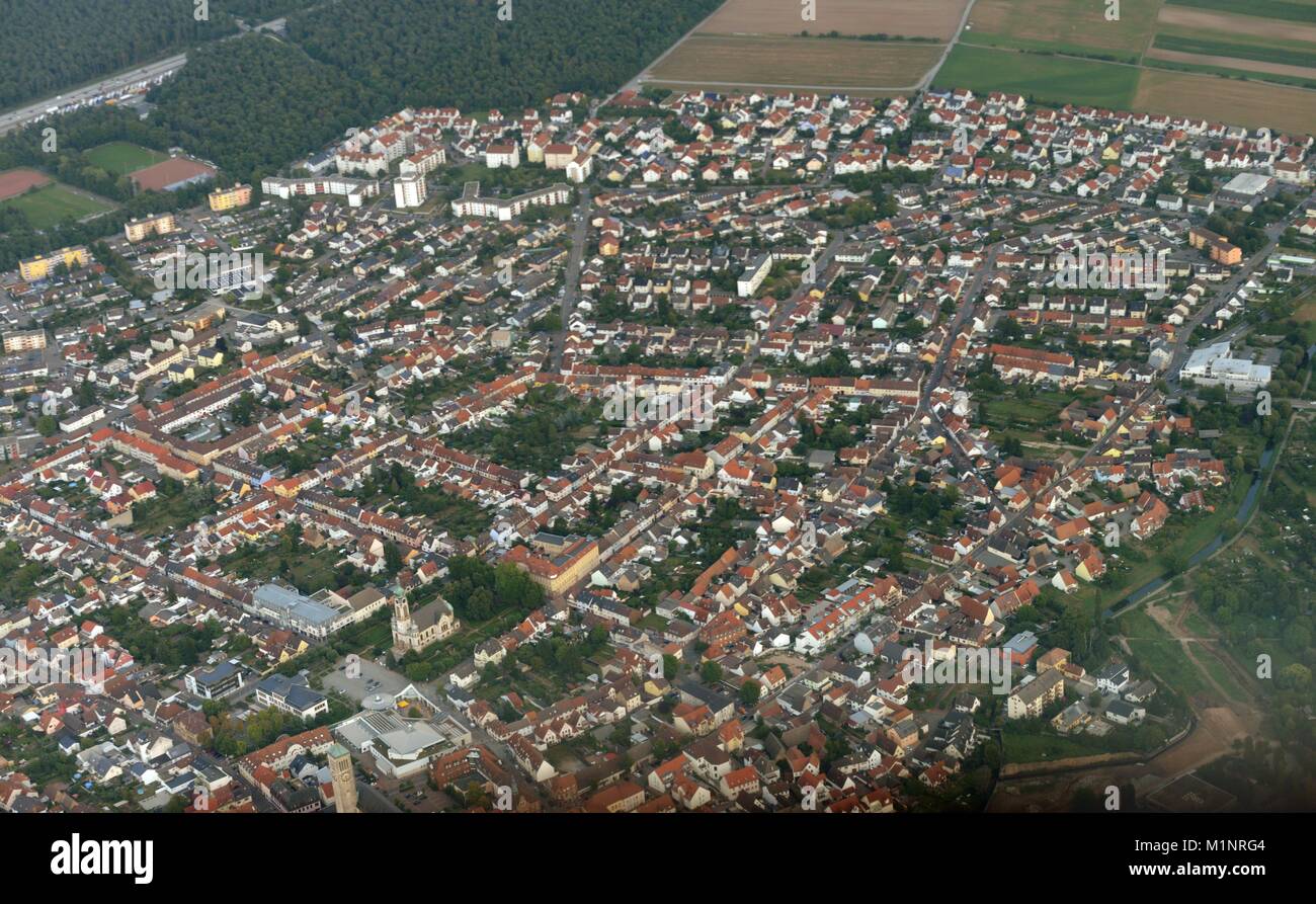 Aereal view of Hockenheim Germany, September 01,2017 | usage worldwide ...
