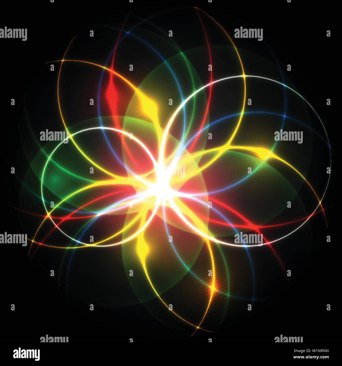 Red,blue and yellow lens Stock Vector Images - Alamy