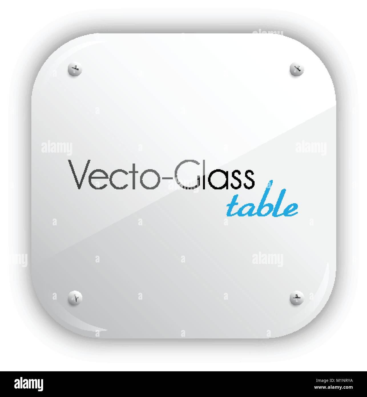 Glass vector table Stock Vector Image & Art - Alamy