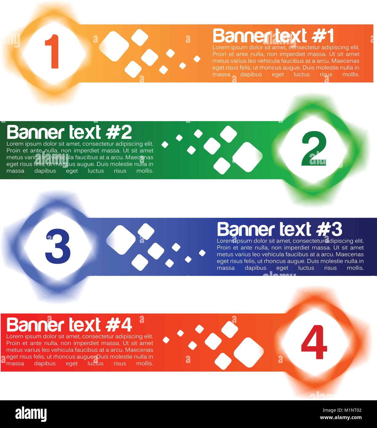 A set of four vector banner Stock Vector Image & Art - Alamy