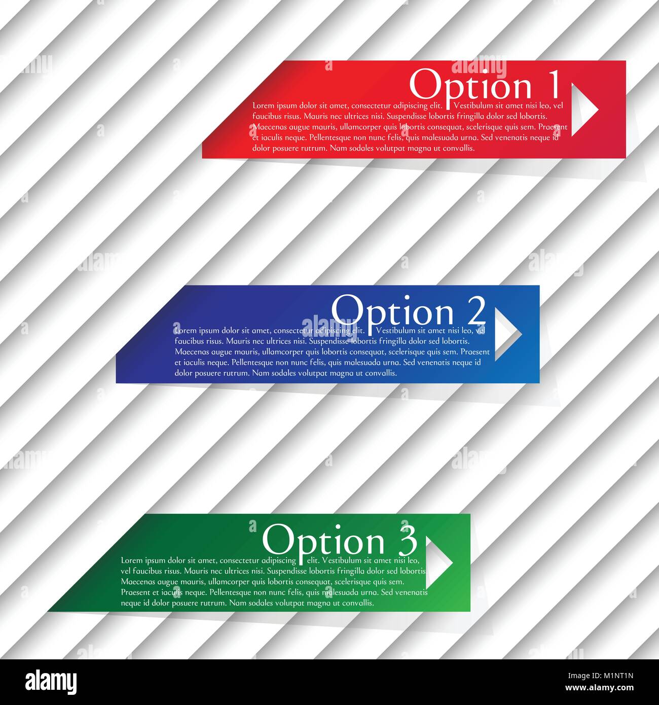 Numbered templates - vector design Stock Vector Image & Art - Alamy