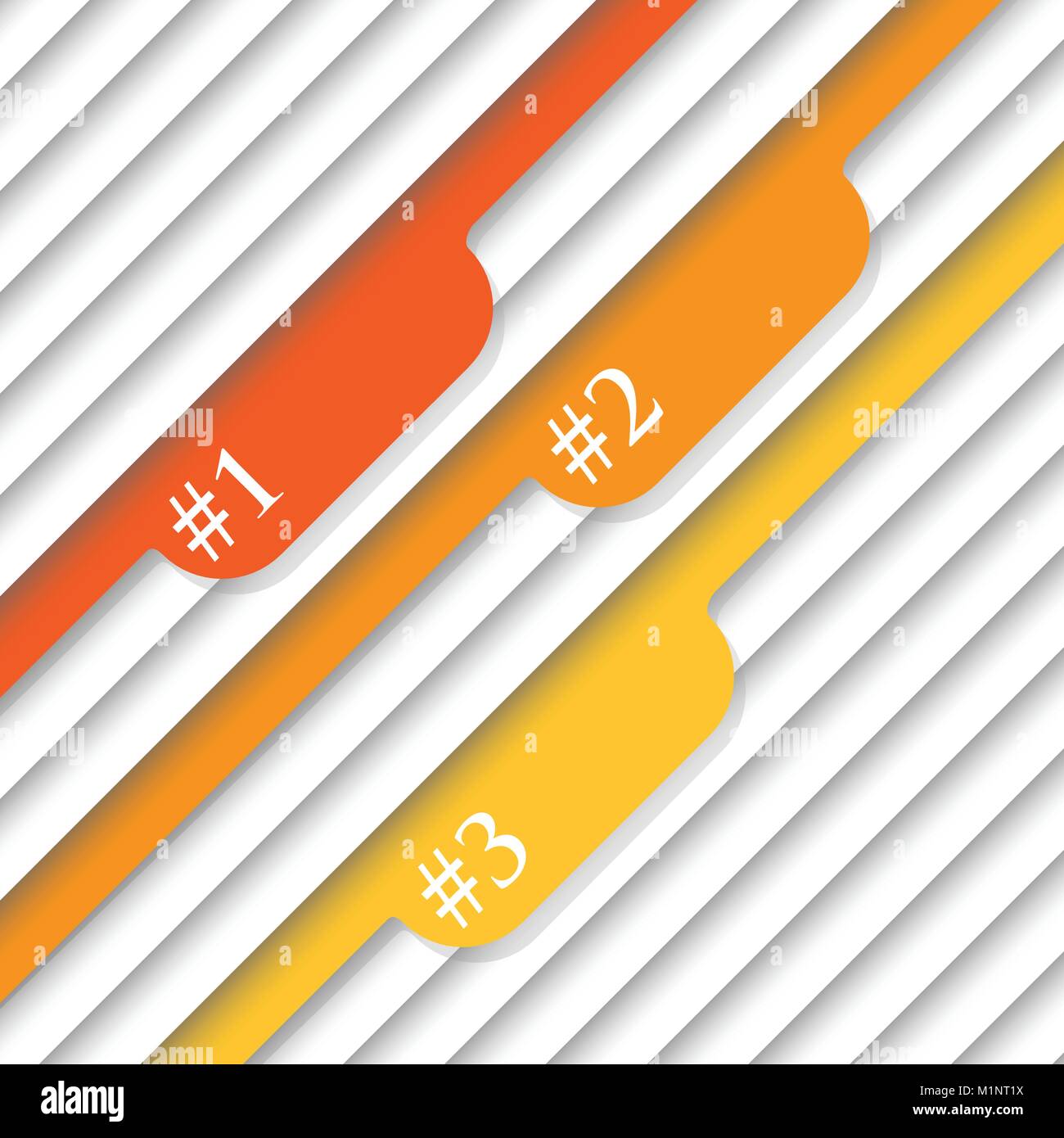 Numbered templates - vector design Stock Vector Image & Art - Alamy