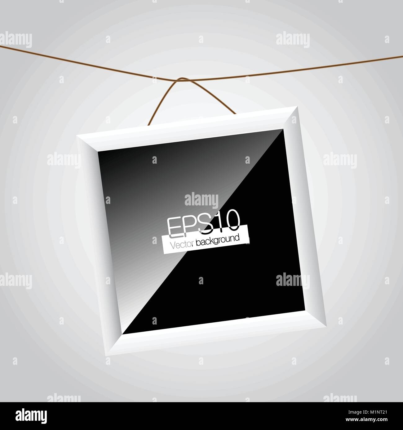 Hanging art painting Stock Vector Images - Alamy