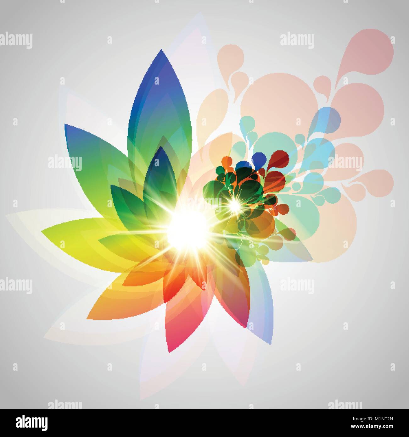 Vector colorful flower illustration Stock Vector Image & Art - Alamy
