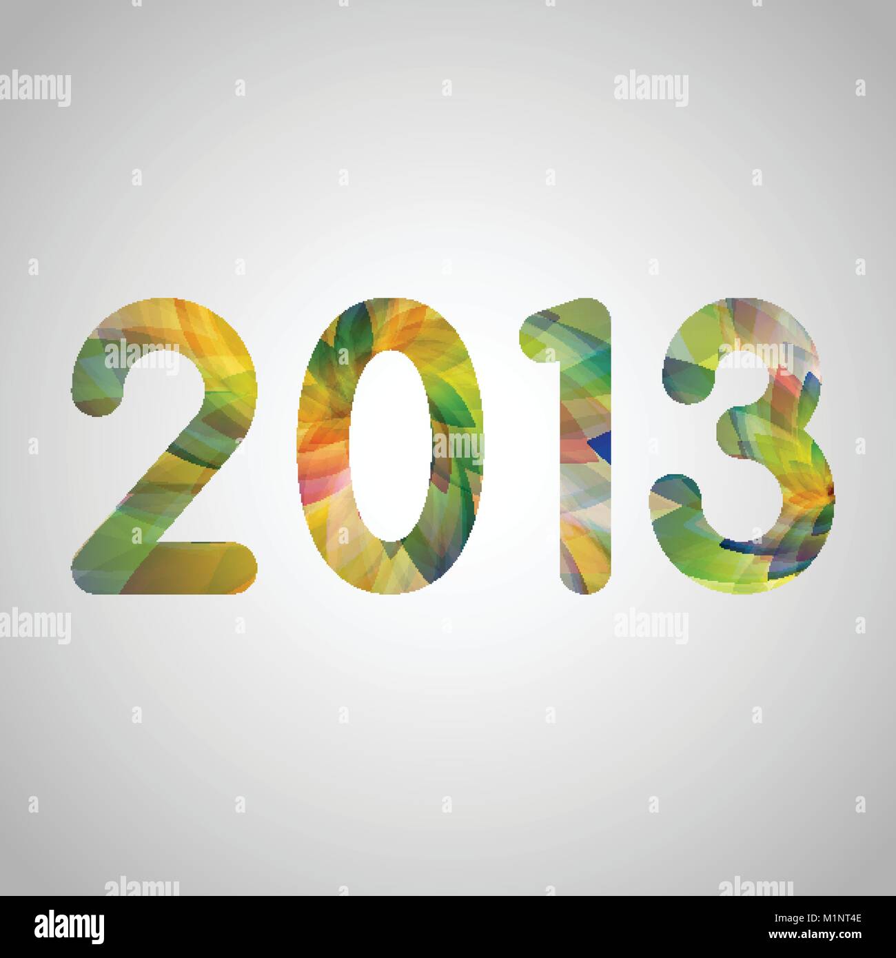 Colorful New Year illustration Stock Vector Image & Art - Alamy