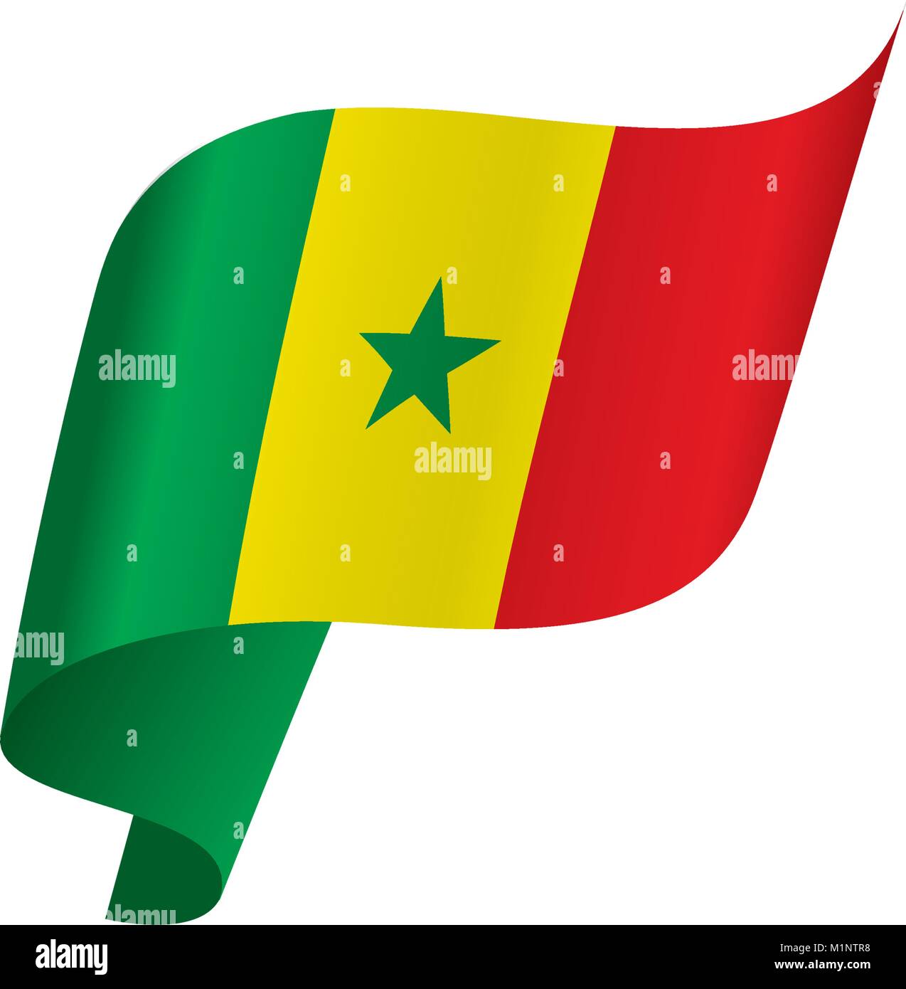 Senegal flag, vector illustration Stock Vector Image & Art - Alamy