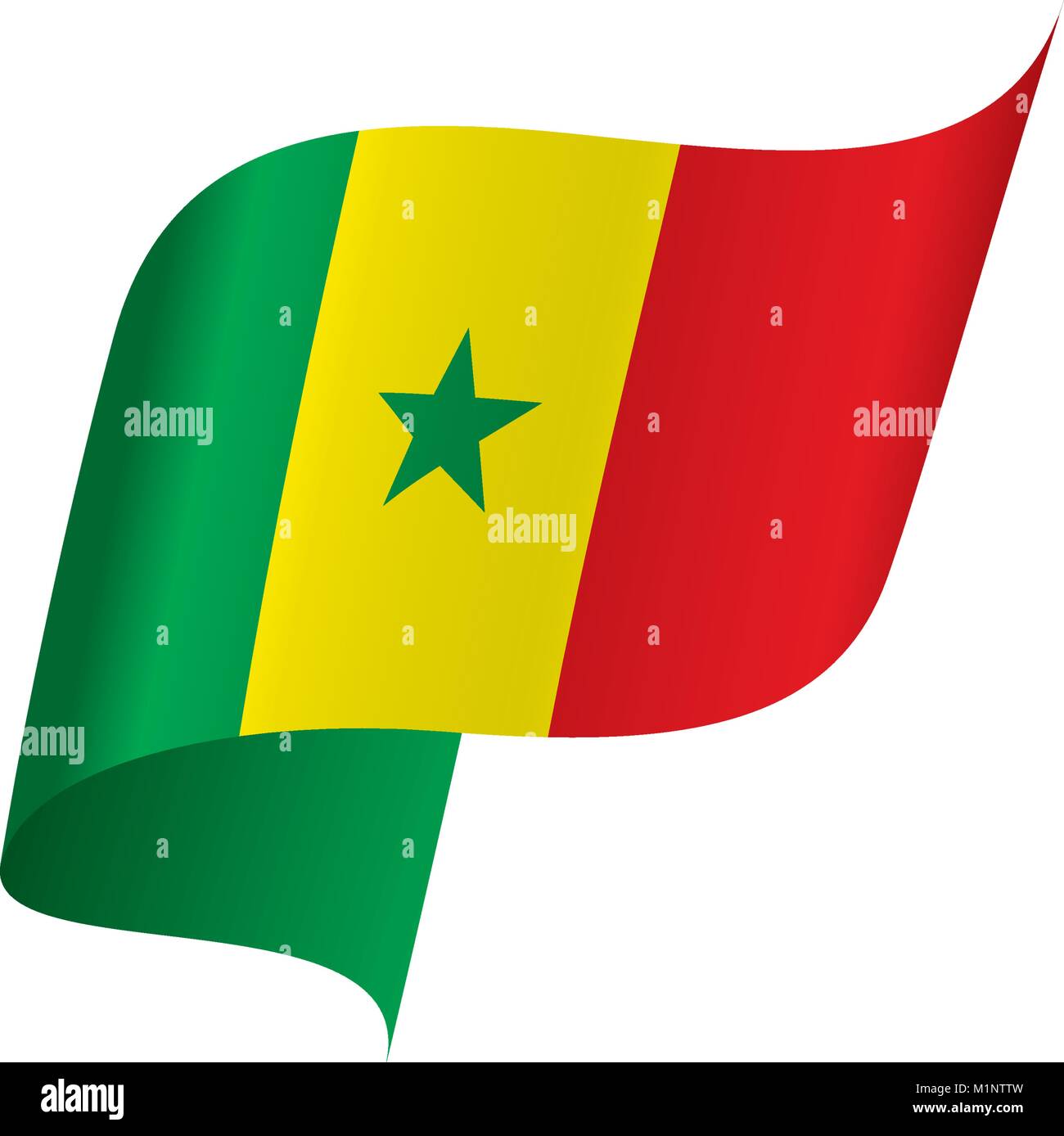 Senegal flag, vector illustration Stock Vector Image & Art - Alamy