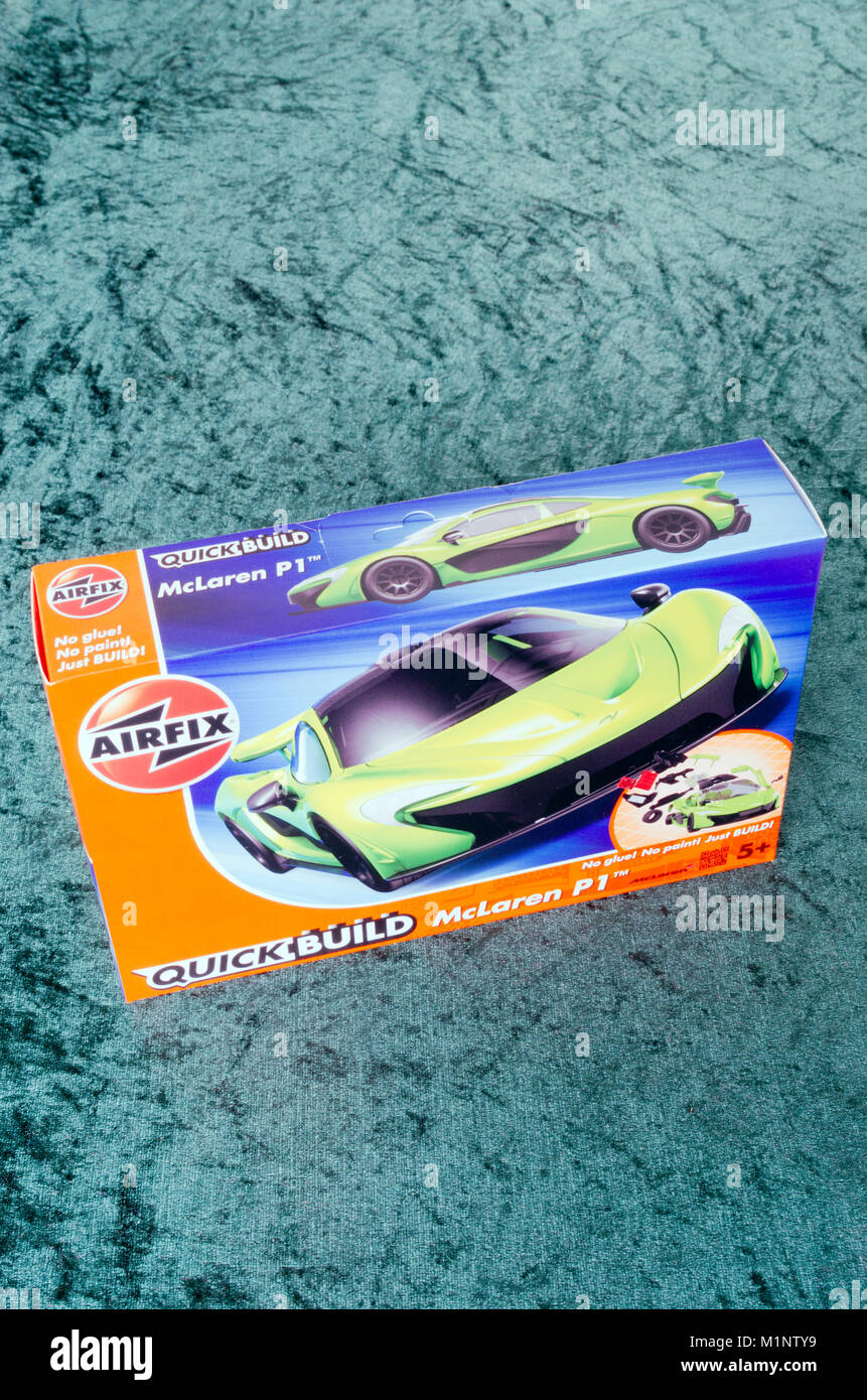 Airfix Quick Build McLaren P1 Supercar Kit Stock Photo - Alamy