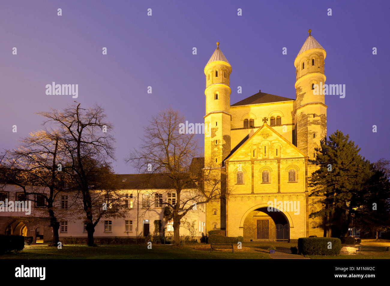 Germany, Cologne, the romanesque church St. Pantaleon. Deutschland ...