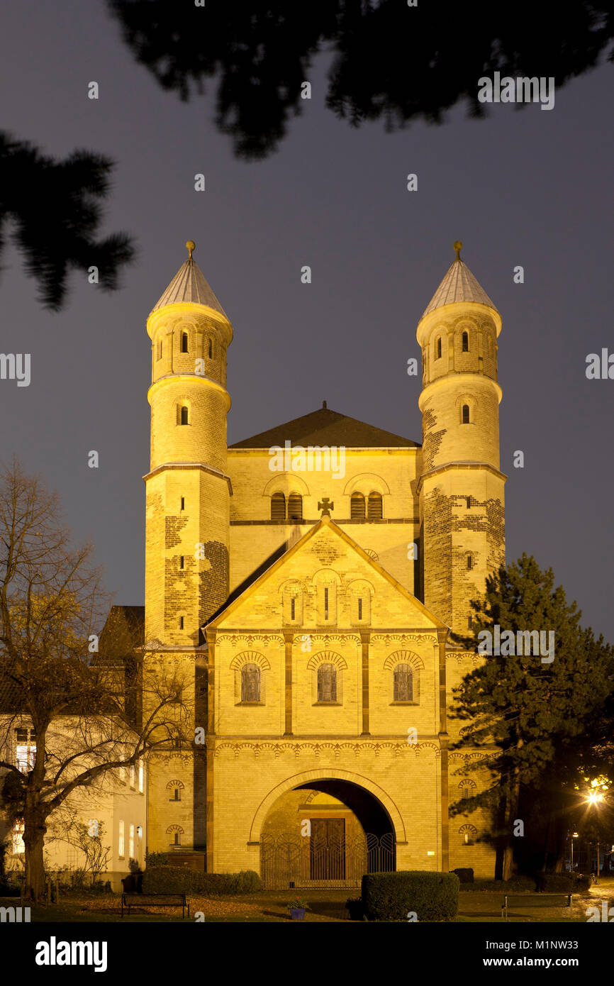 Germany, Cologne, the romanesque church St. Pantaleon. Deutschland ...
