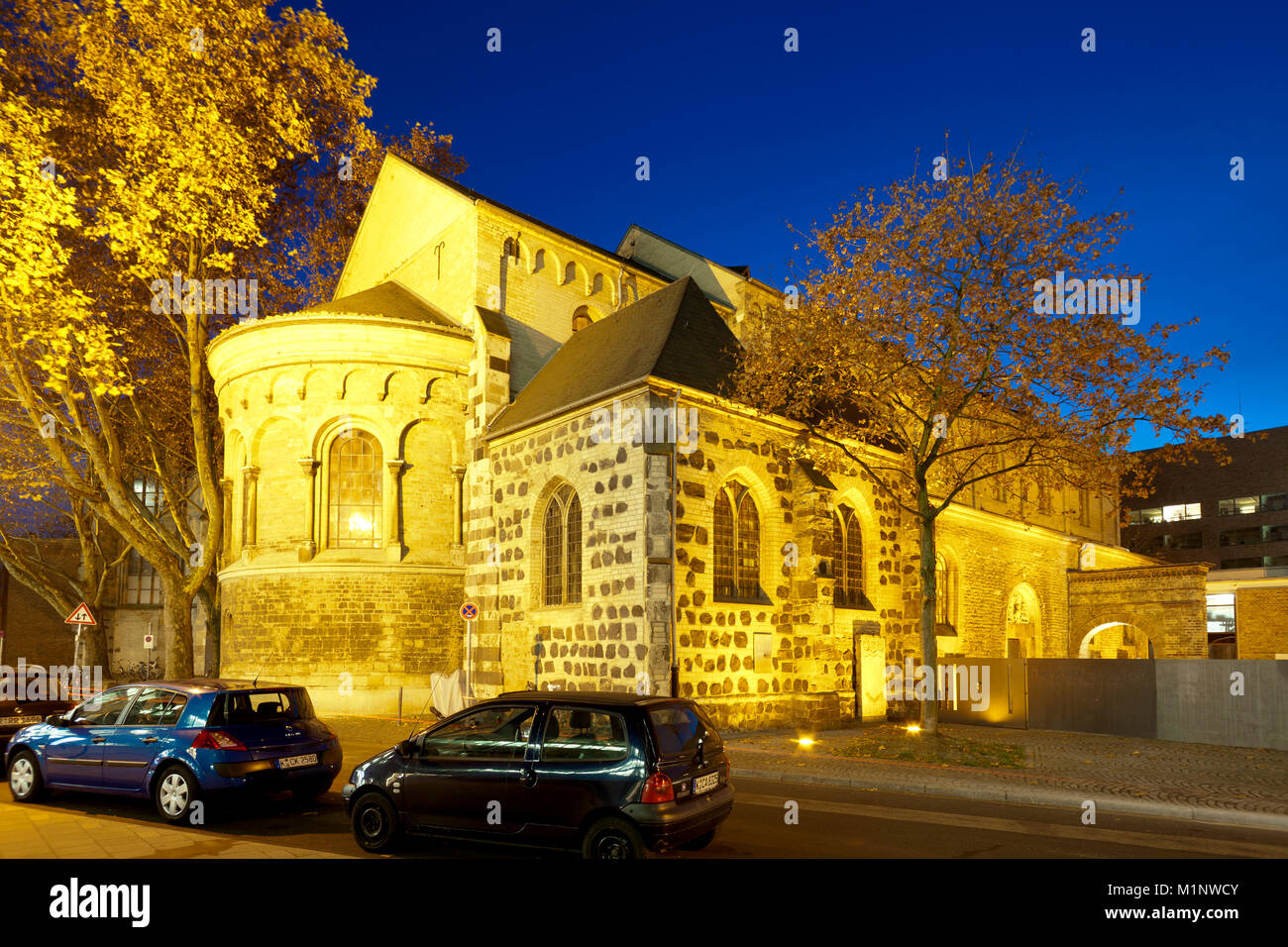 Germany, Cologne, the romanesque church St. Caecilien, since 1956, the ...