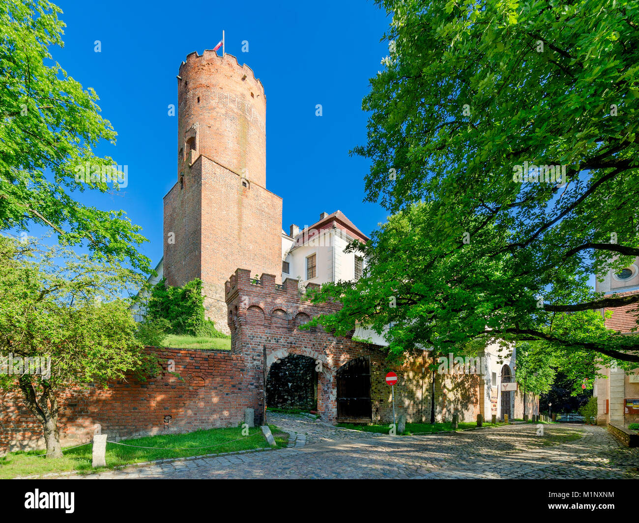 Order of Malta commandery castle in Lagow, village in Lubusz voivodship ...