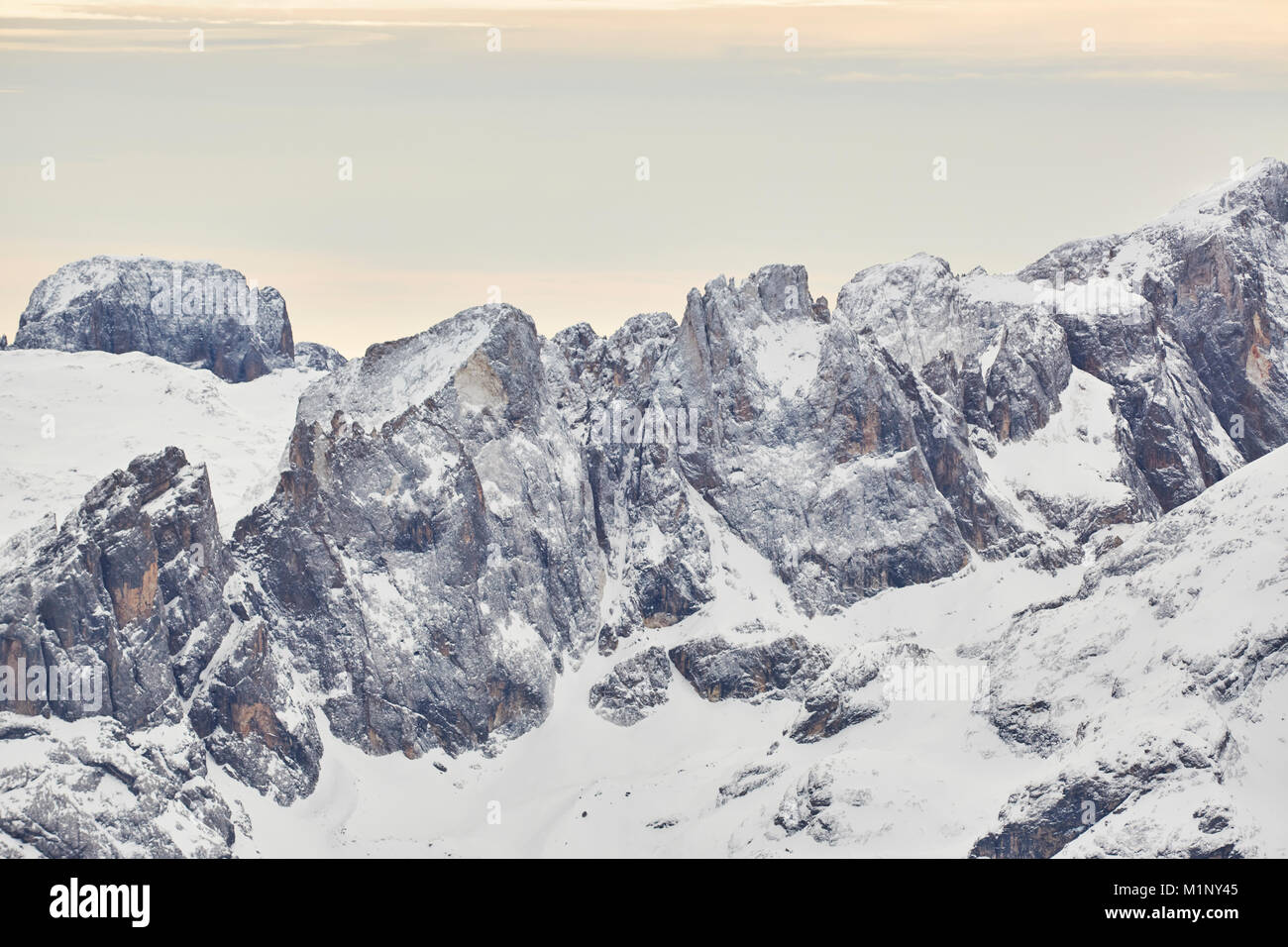 Landscape from Punta Rocca Marmolada Stock Photo - Alamy