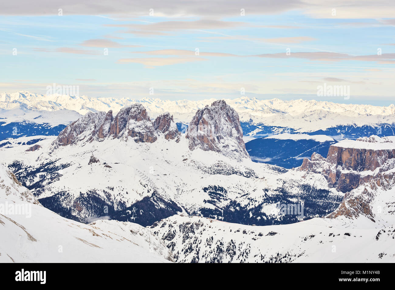 Landscape from Punta Rocca Marmolada Stock Photo - Alamy
