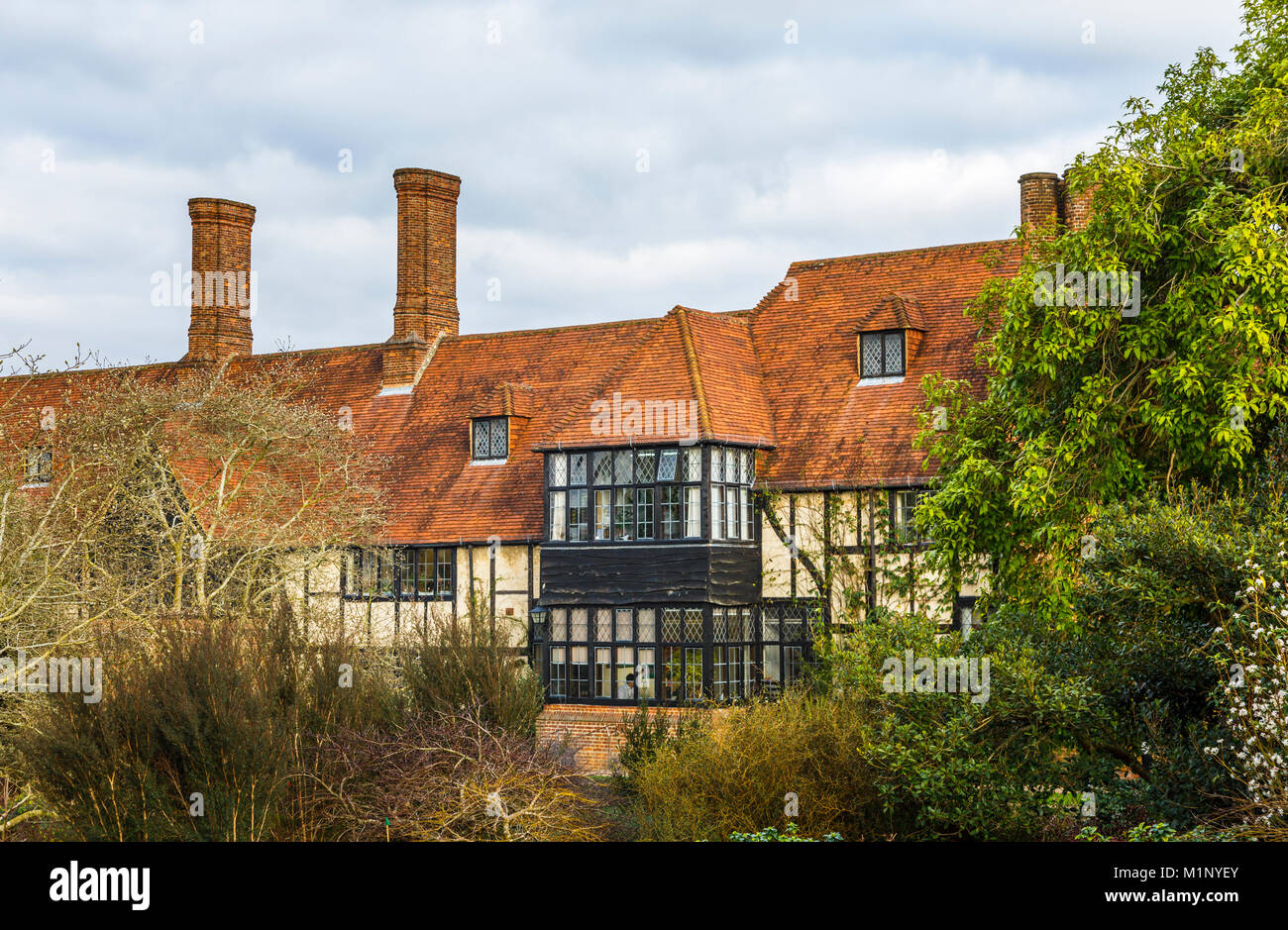 View of the exterior of the iconic historic Laboratory Building in RHS ...