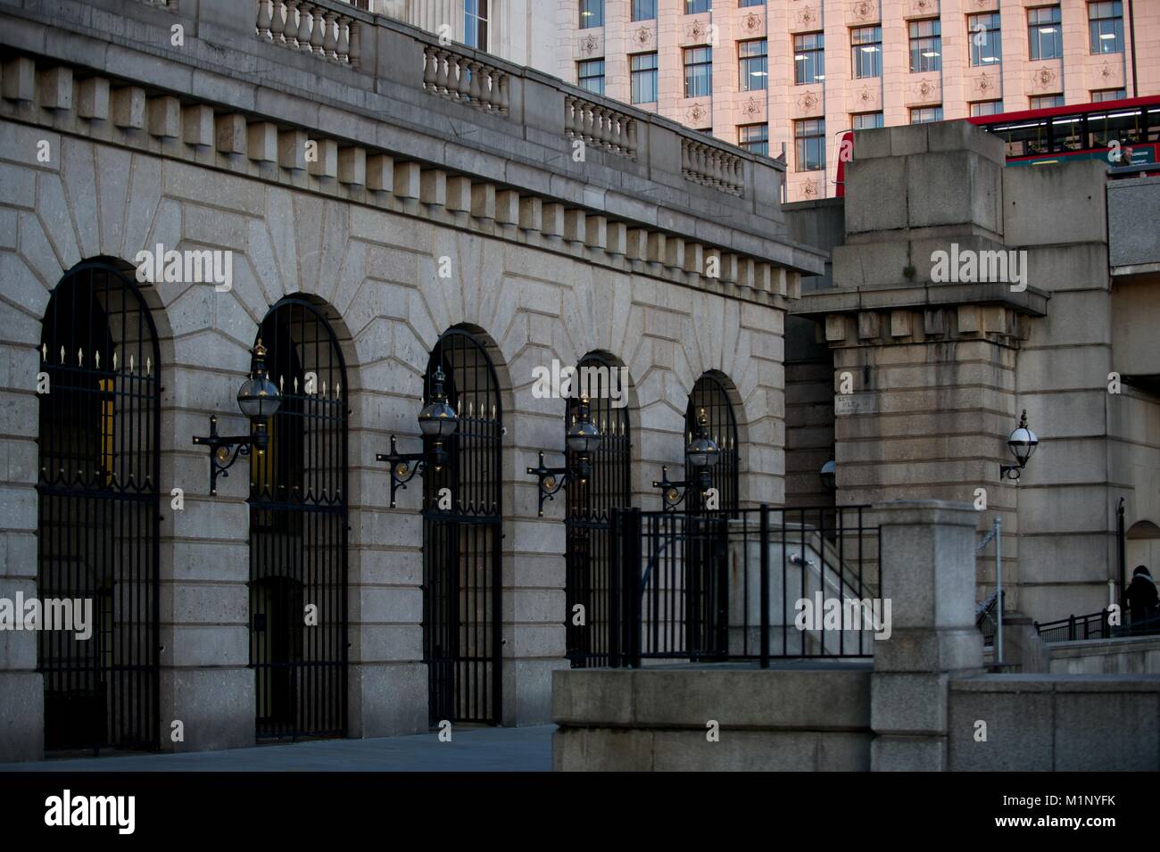 London, Monument, Lower Thames street Stock Photo - Alamy