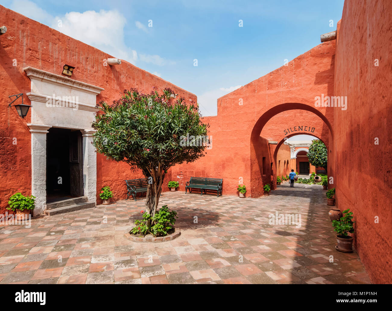 Santa Catalina Monastery, UNESCO World Heritage Site, Arequipa, Peru ...