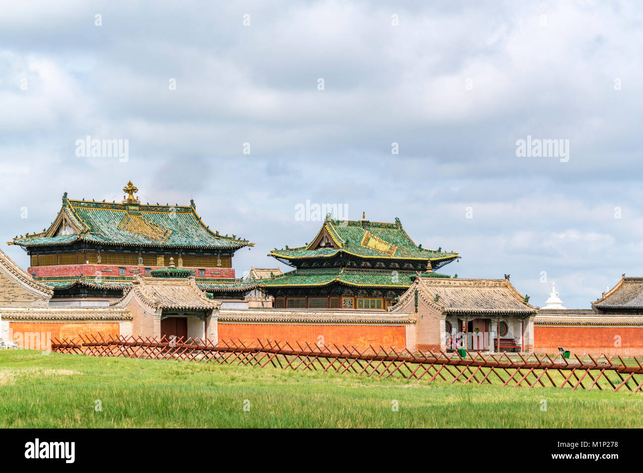 Temples in Erdene Zuu Monastery, Harhorin, South Hangay province ...