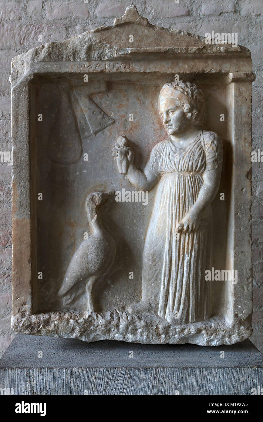 Ancient greek tombstone hi-res stock photography and images - Alamy