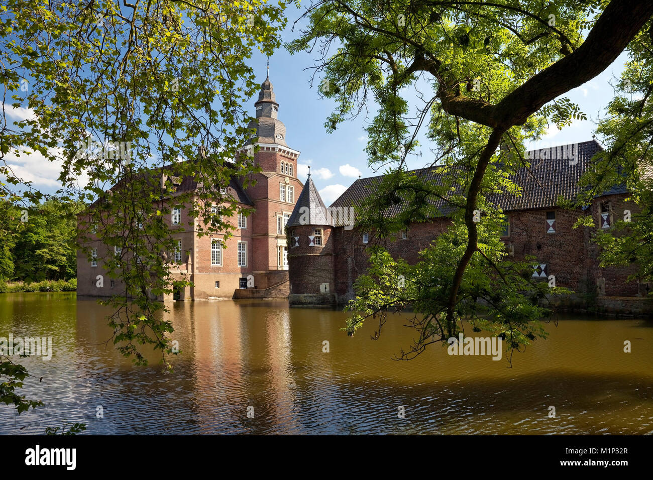 Sandfort Castle,Olfen,Münsterland,North Rhine-Westphalia,Germany Stock ...