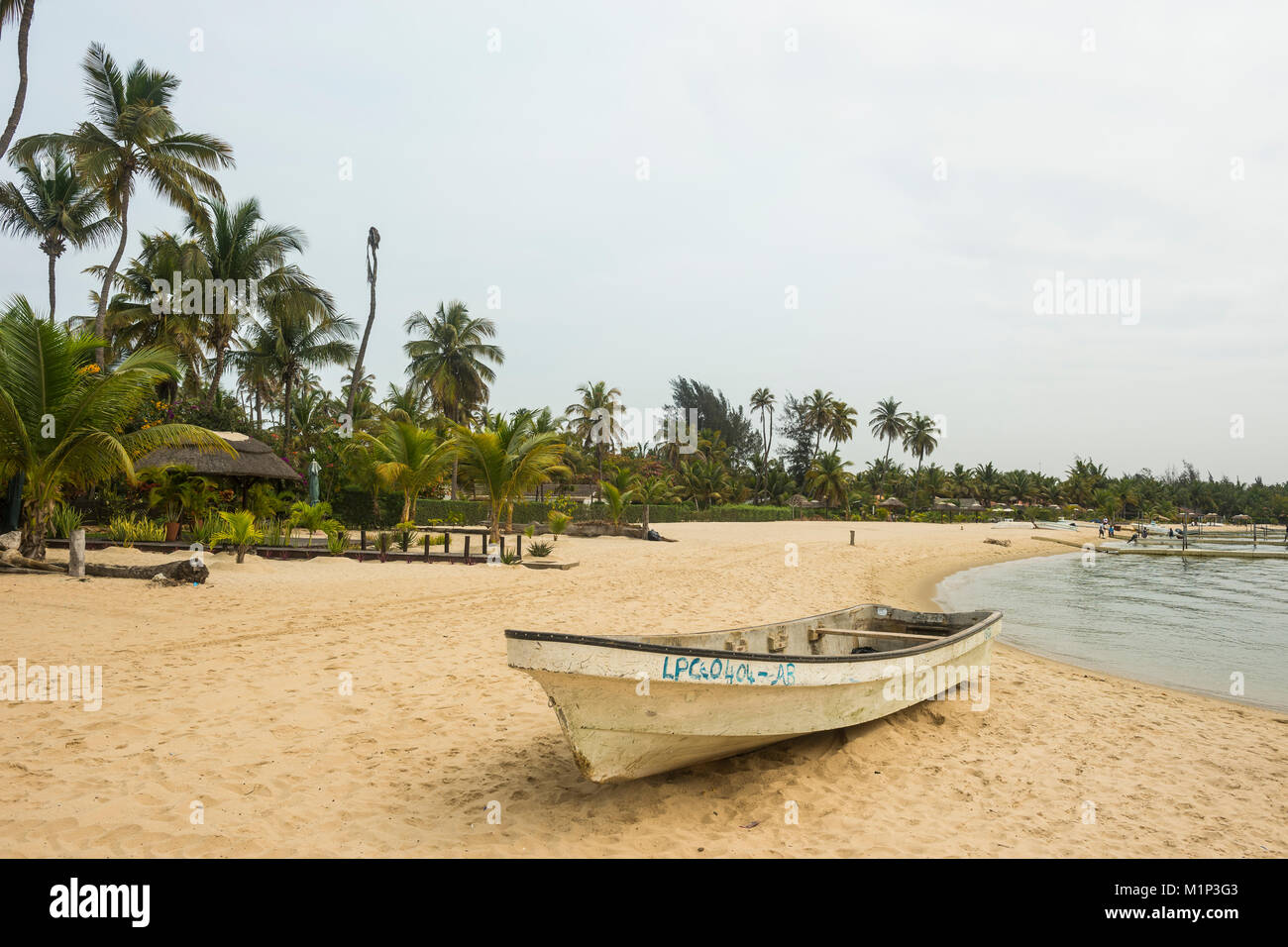 Long beach on Mussulo island, Luanda, Angola, Africa Stock Photo - Alamy