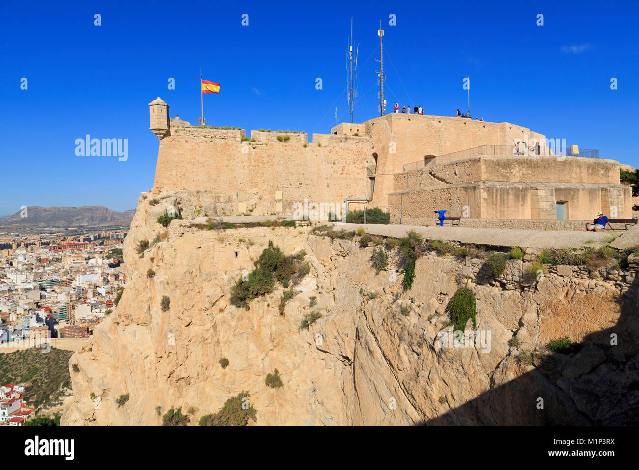 Santa Barbara Castle, Alicante, Spain, Europe Stock Photo - Alamy