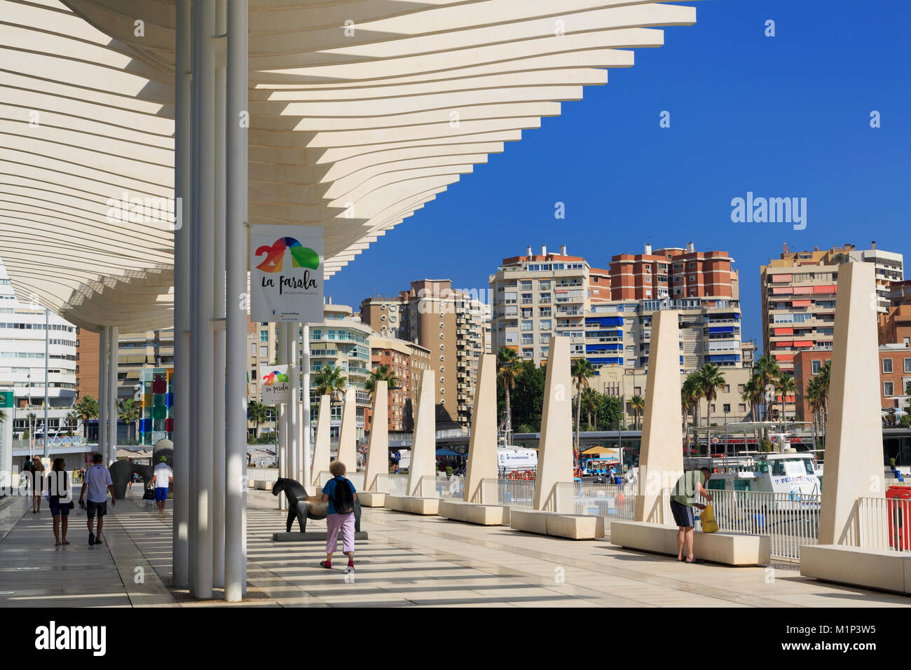 Paseo De La Pergola, Malaga, Andalusia, Spain, Europe Stock Photo - Alamy