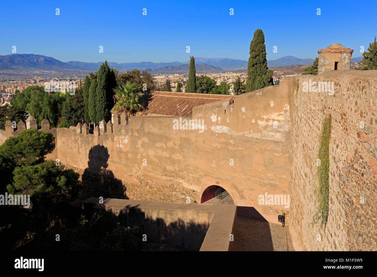 Gibralfaro Castle, Malaga, Andalusia, Spain, Europe Stock Photo - Alamy