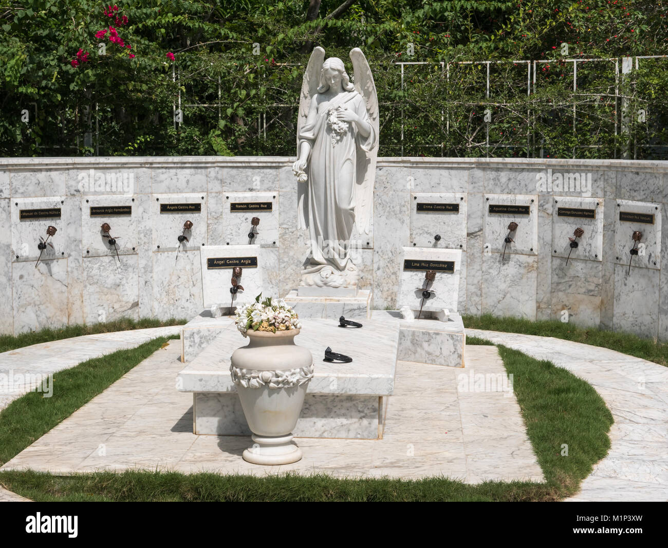 Birán, Cuba - September 1, 2017: Memorial of Fidel Castro's family ...