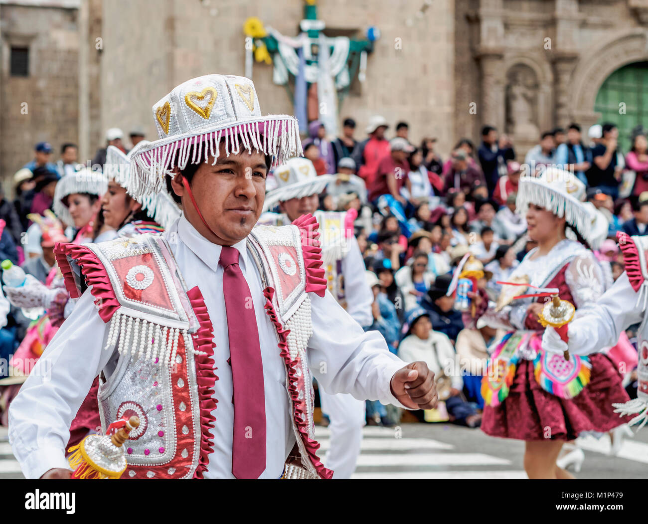 Fiesta de la Virgen de la Candelaria, Main Square, Puno, Peru, South ...