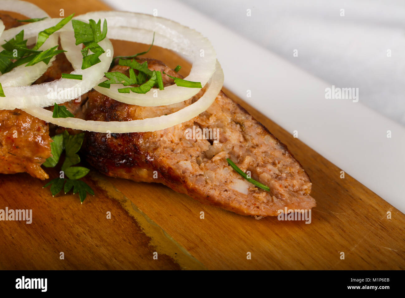 Beef kebab bbq Stock Photo - Alamy