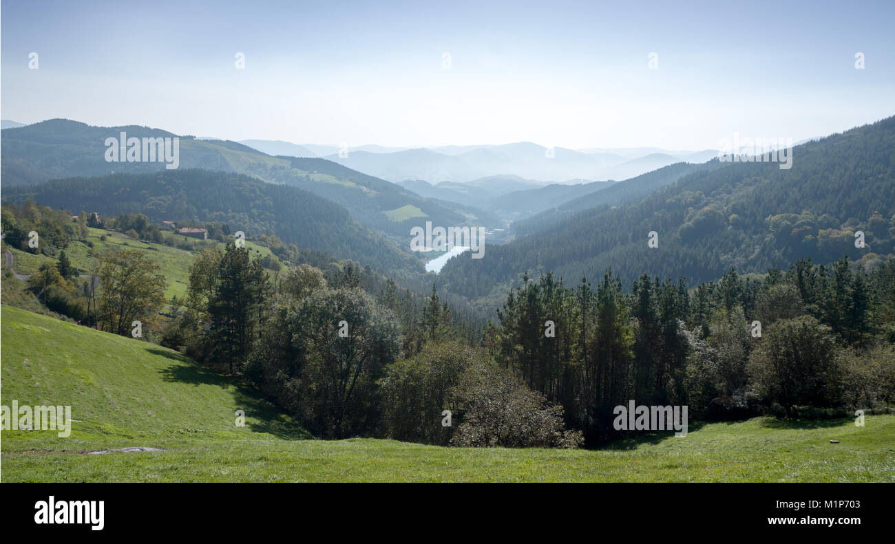 Wonderful views to Arriaran swanp, Mandubia, Basque Country, Sapin ...