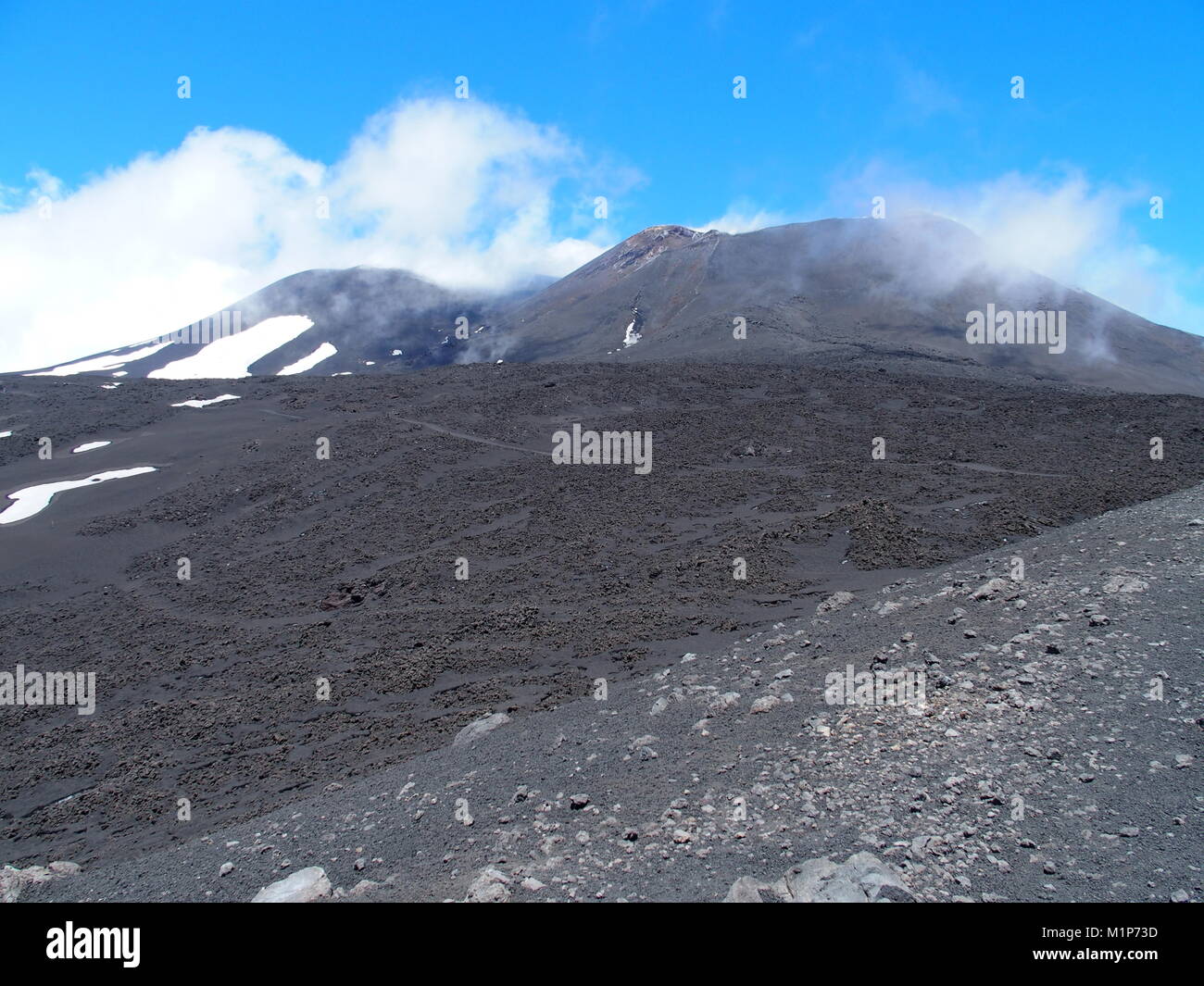 Mount Etna in Sicily Stock Photo - Alamy