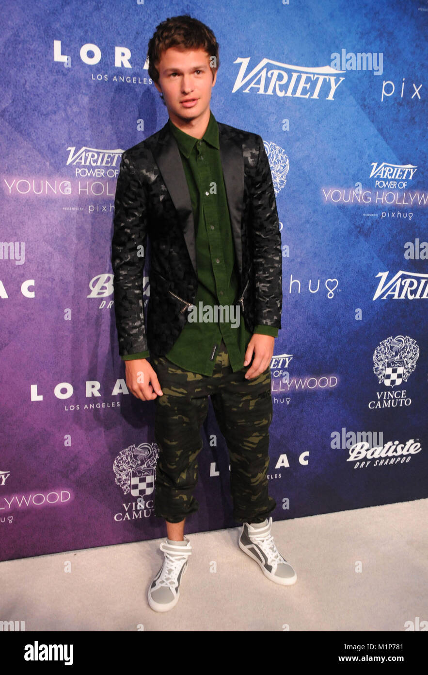 LOS ANGELES, CA - AUGUST 16: Actor Ansel Elgort attends Variety's Power ...