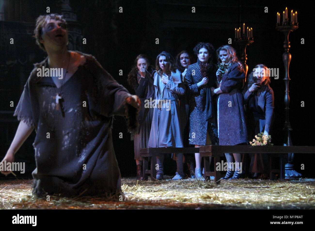 January 16, 2018. - Russia, Moscow. - Et Cetera Theatre. Performance ...