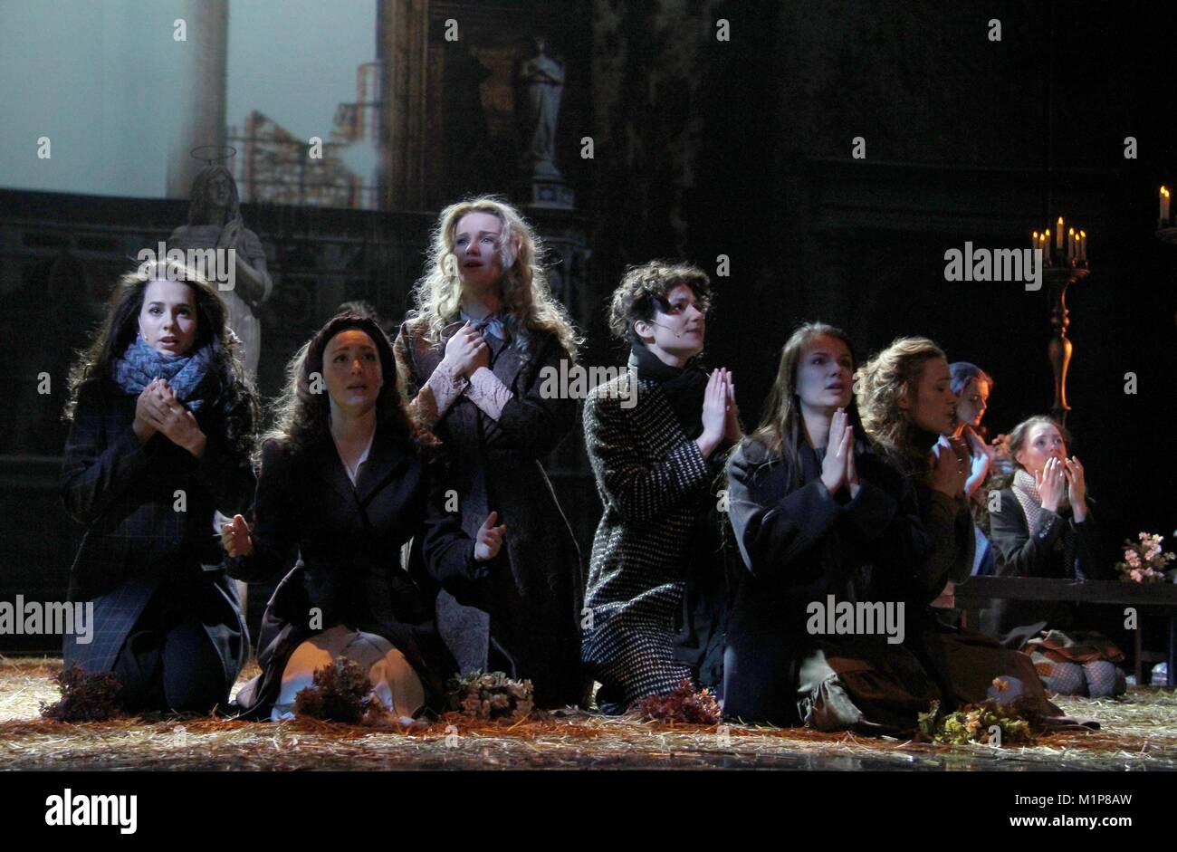 January 16, 2018. - Russia, Moscow. - Et Cetera Theatre. Performance ...