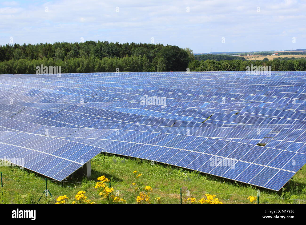 solar panels of a photovoltaic system Stock Photo - Alamy