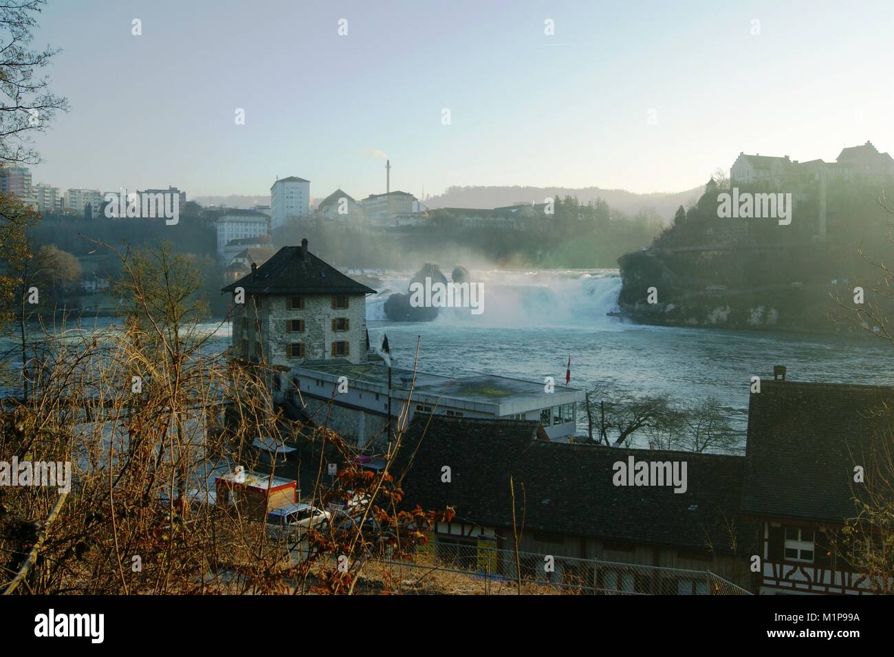 Waterfall switzerland winter hi-res stock photography and images - Alamy