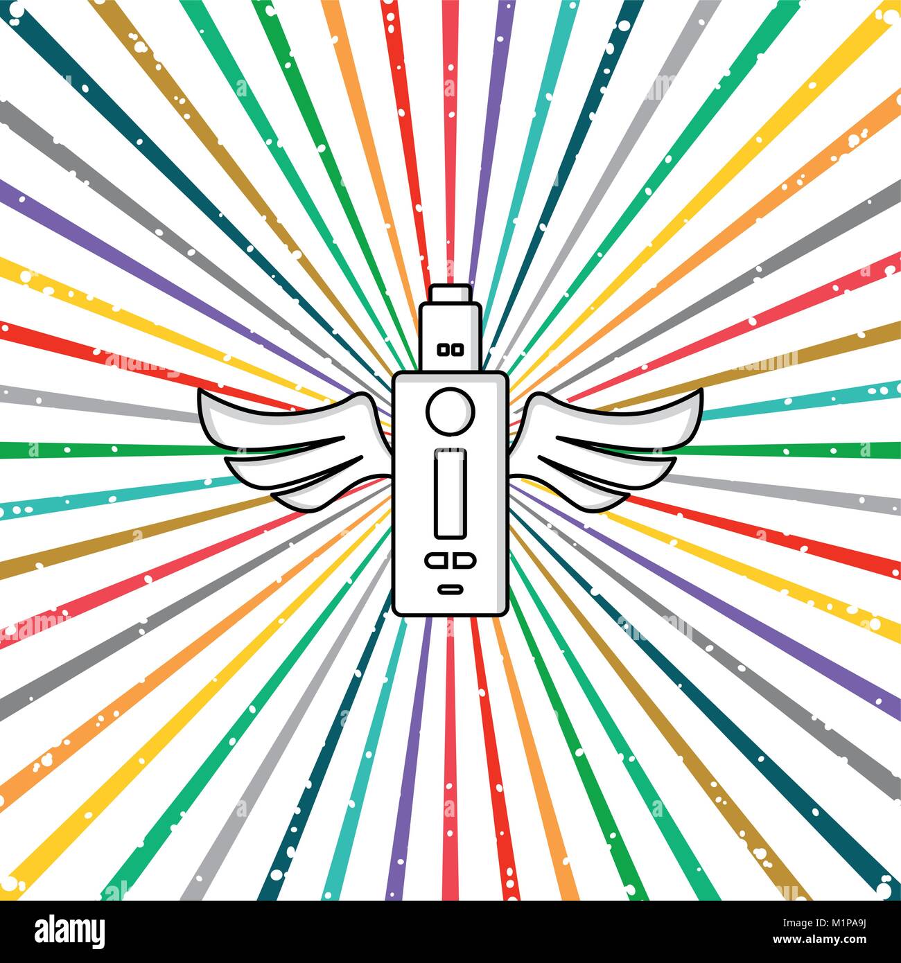 electric cigarette personal vaporizer vector art illustration Stock Vector Image & Art - Alamy