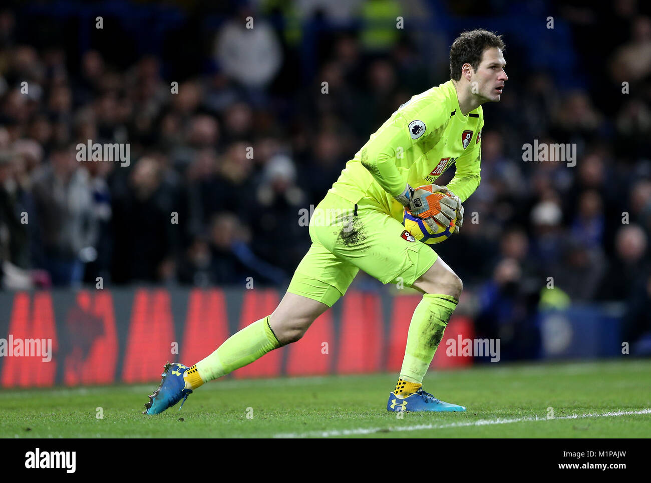 AFC Bournemouth goalkeeper Asmir Begovic during the Premier League ...